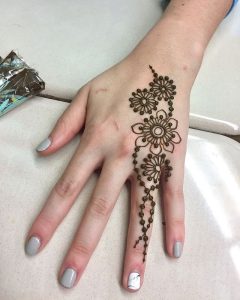 26 Simple and Easy Back Hand Mehndi Designs - Basic of Beauty
